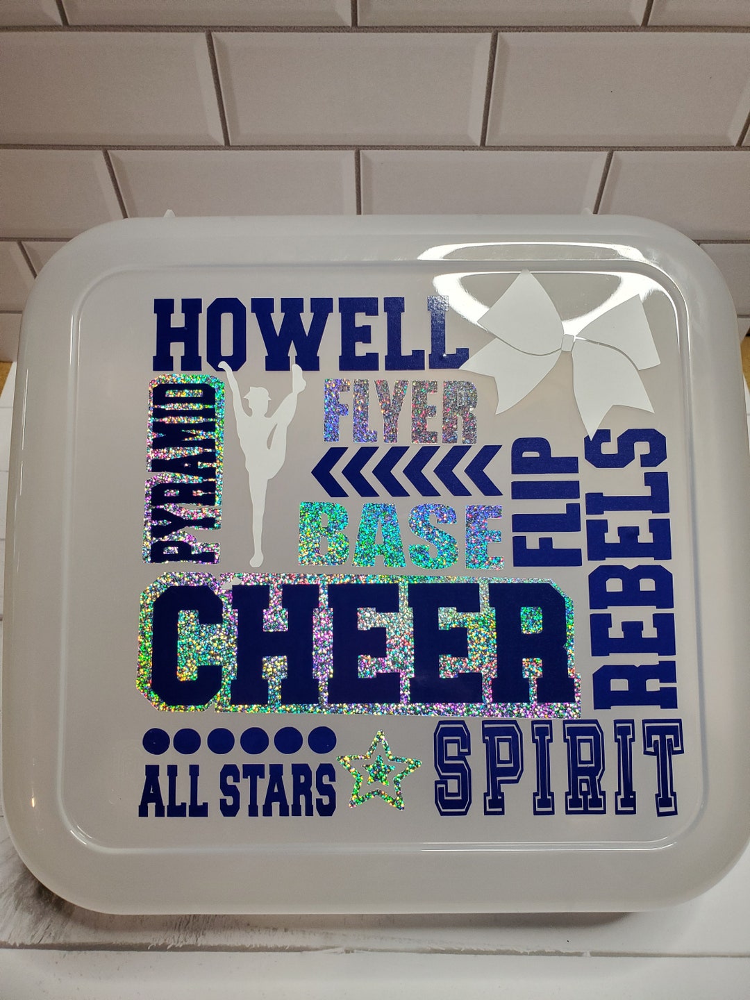 Cheer Bow Box - Etsy