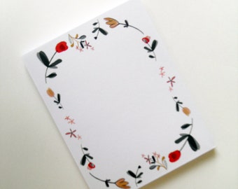 Floral Notelets - Etsy UK