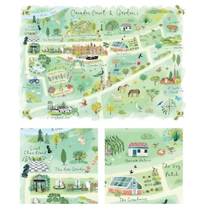 CUSTOM ILLUSTRATED Map Print - Etsy Canada