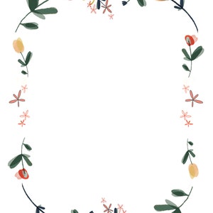 Mini Floral Notelet Pad 50 Sheets - Etsy UK