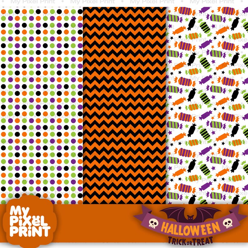 Cute Halloween Digital Clipart, Witch, Dracula, Frankenstein, Mummy ...