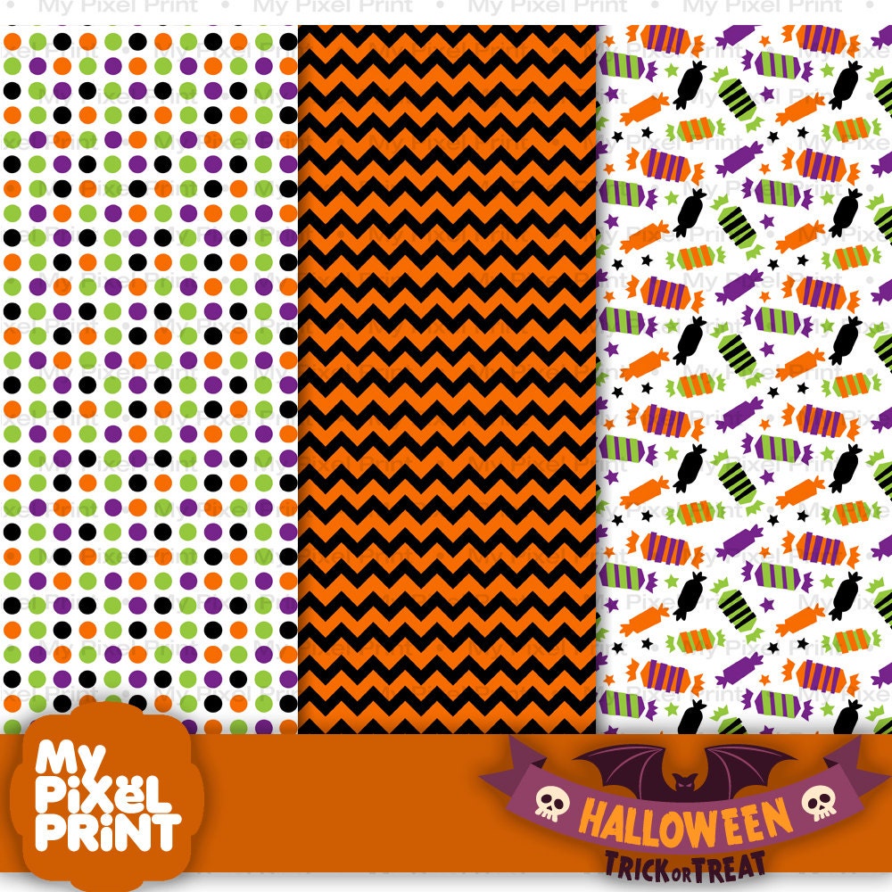 Cute Halloween Digital Clipart, Witch, Dracula, Frankenstein, Mummy ...