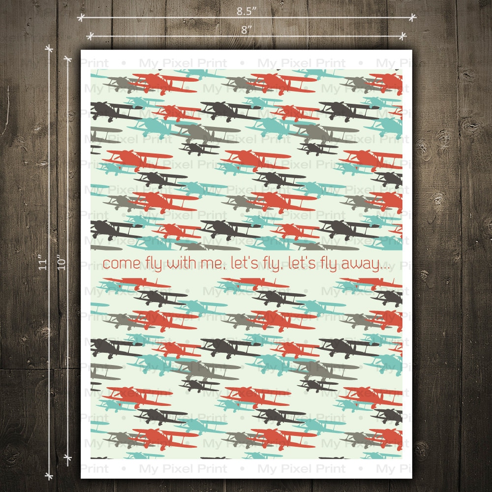 Come Fly With Me Let's Fly Let's Fly Away / Frank - Etsy