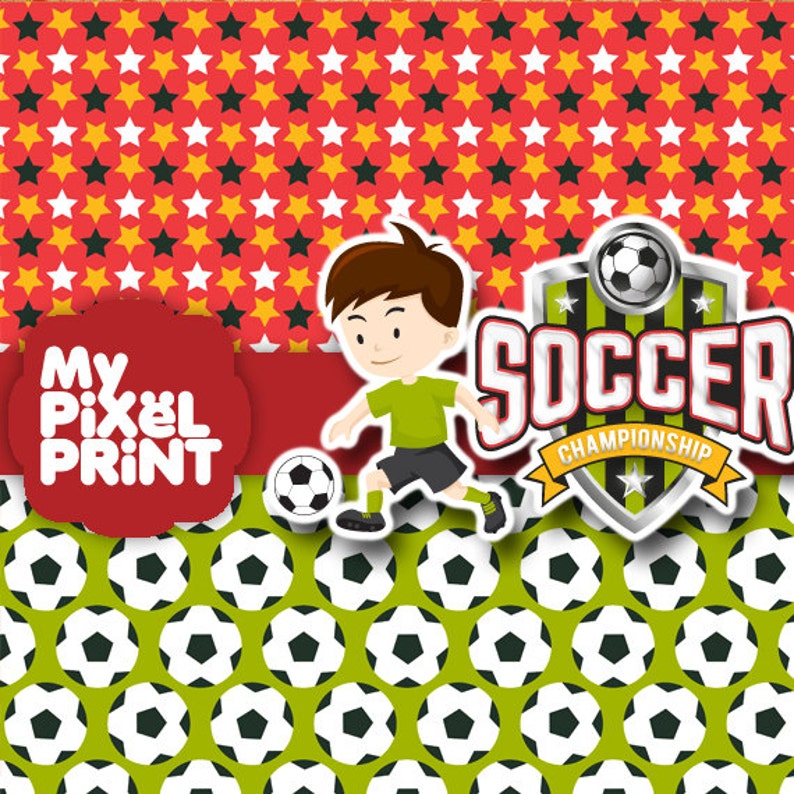 Soccer Champion - Red Yellow - Football Field Game Team Players Balls ...