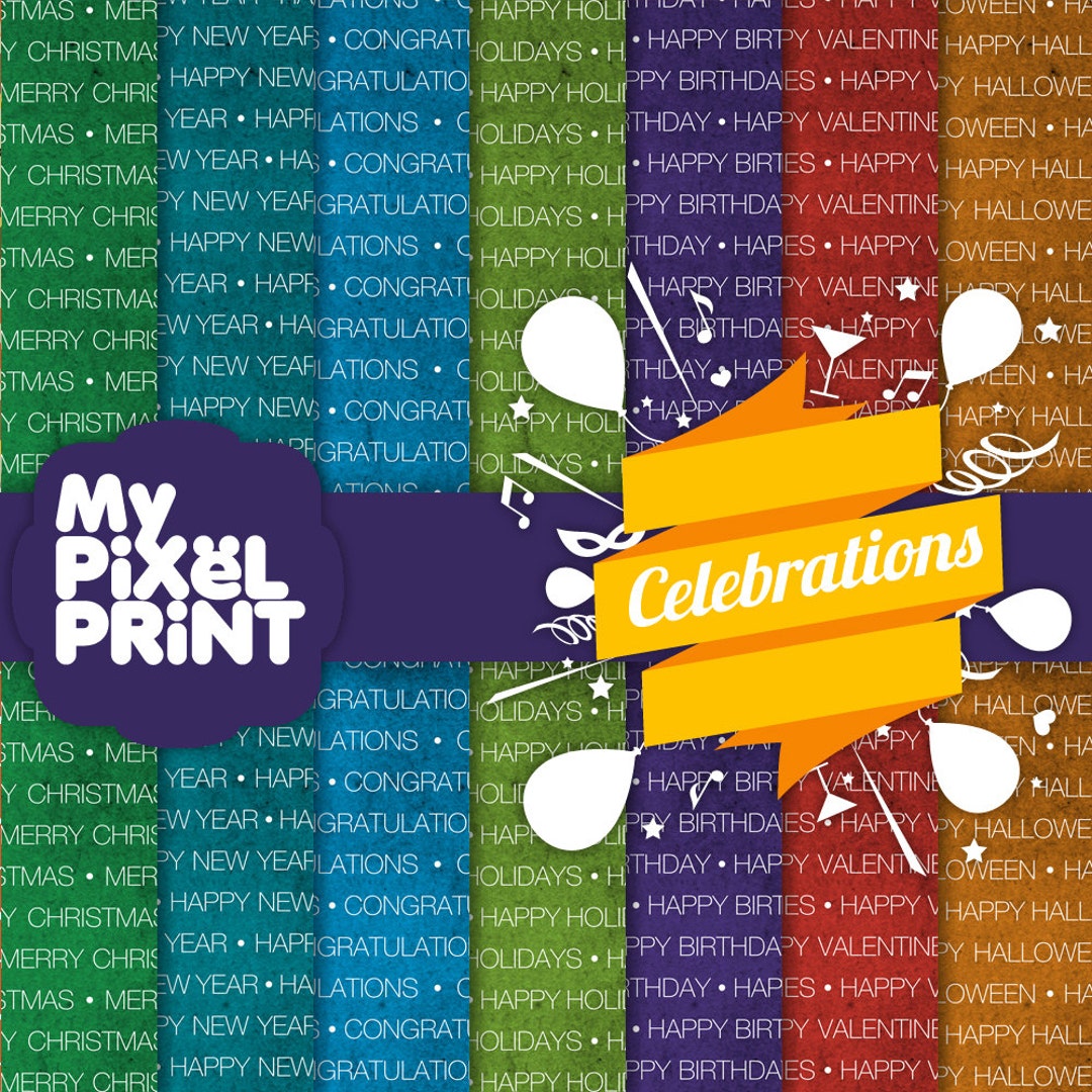 Celebrations - Happy Birthday Merry Christmas Congratulations Happy New ...