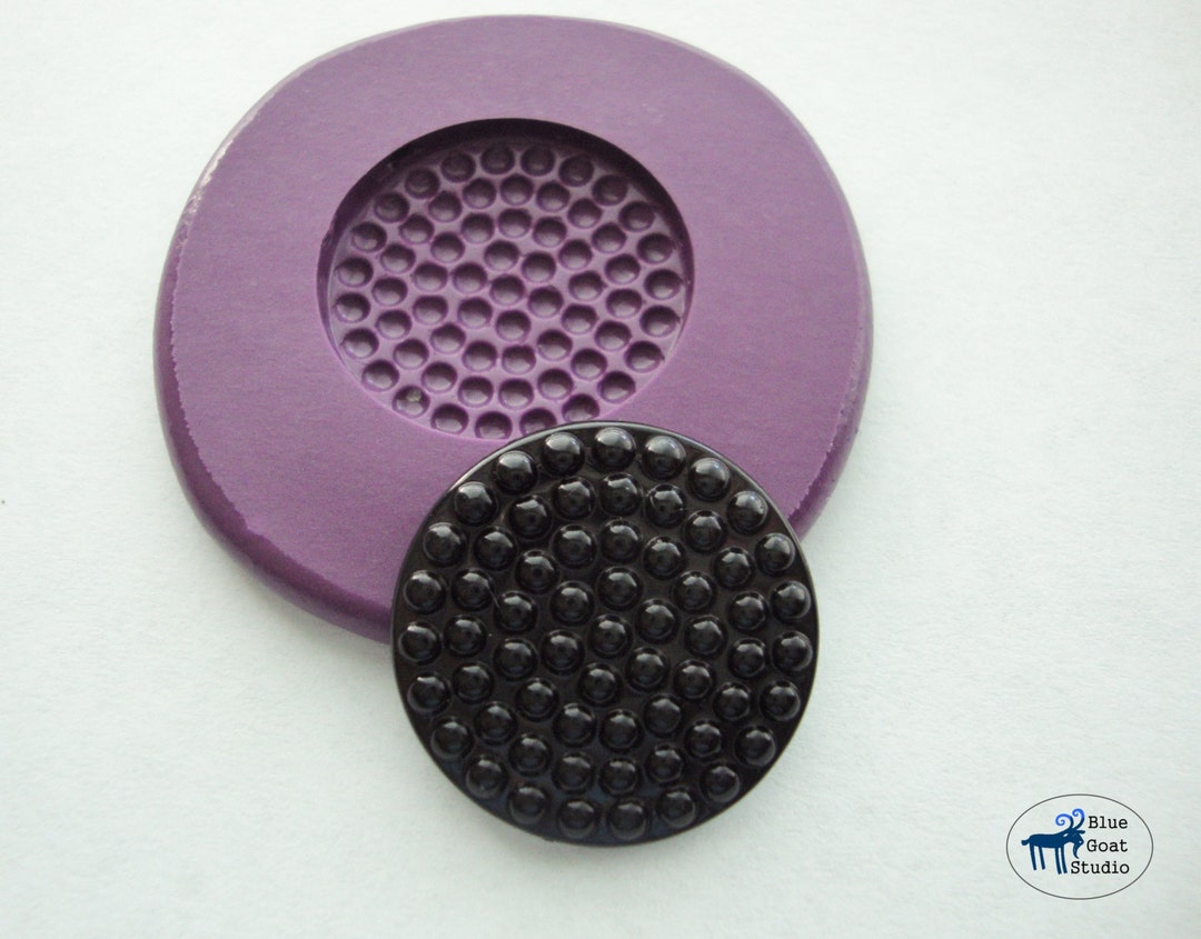 Vintage Button Mold 3 Silicone Mold Polymer Clay Resin Fondant - Etsy