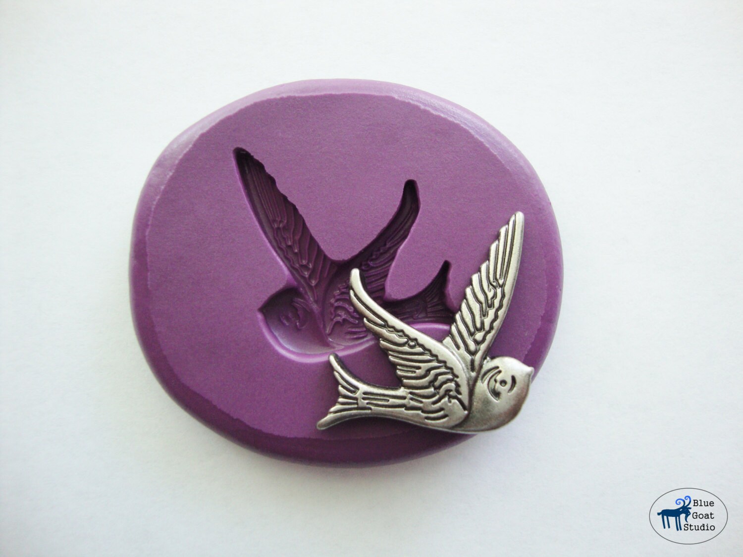 Bird Mold Flying Swallow Mold Silicone Molds Polymer - Etsy