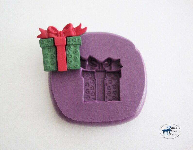 Christmas Present Mold Holiday Mold Silicone Molds - Etsy