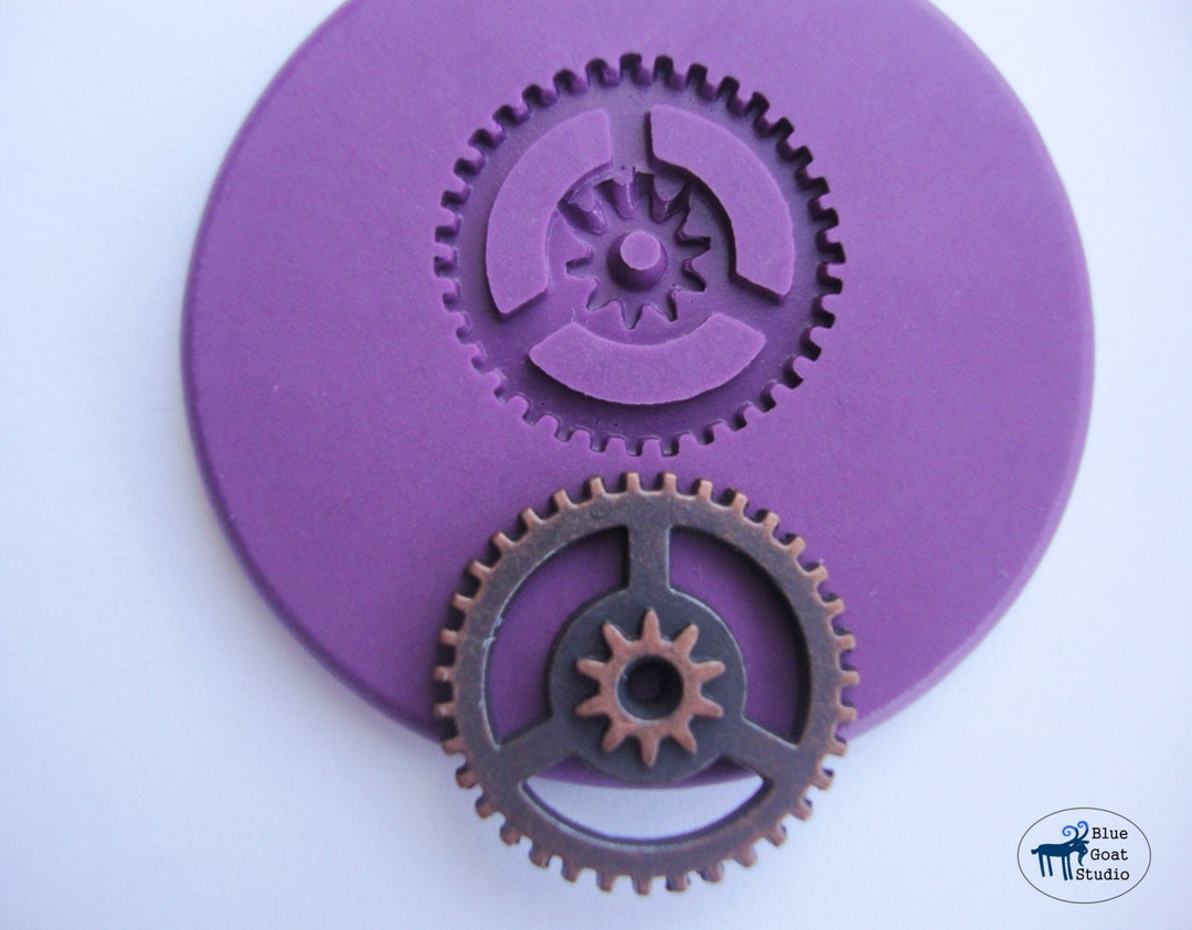 Gear Mold Industrial Steampunk Cog Gear Silicone Molds - Etsy