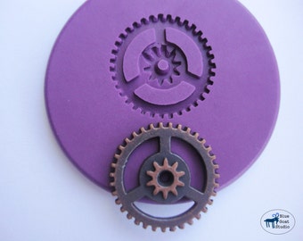 Gear Mold 3 Industrial Steampunk Cog Gear Silicone Molds | Etsy