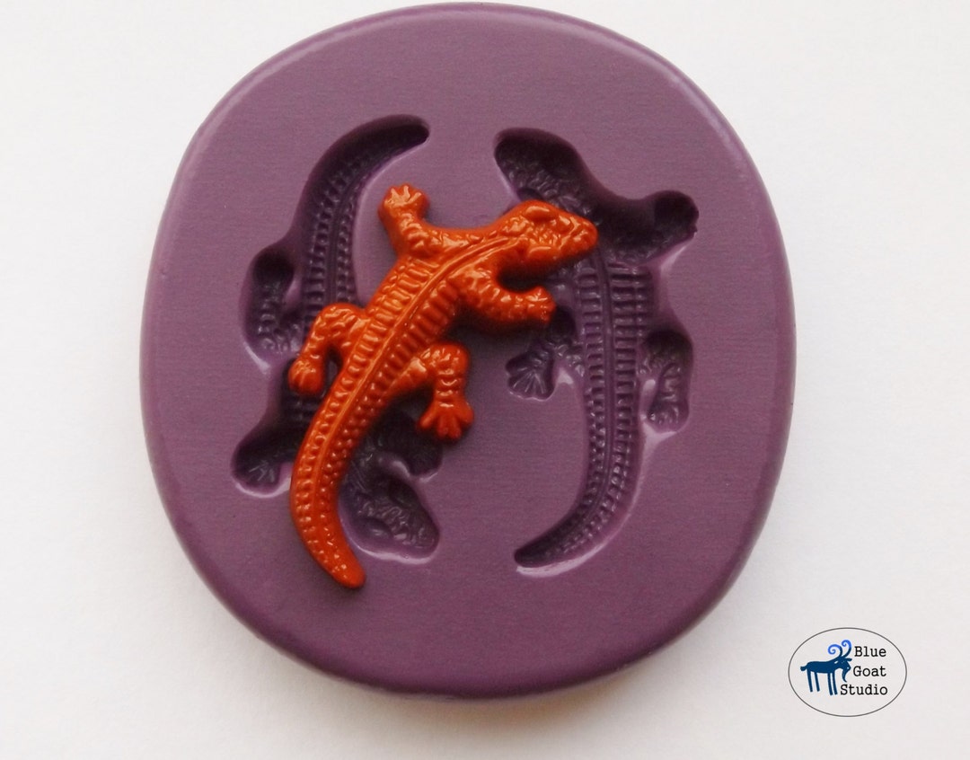 Lizard Duo Small Gecko Salamander Mold/mould Silicone - Etsy
