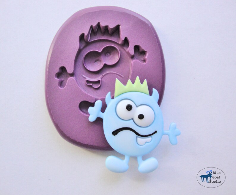 Monster Mold 4 Horned Punk Monster Silicone Molds | Etsy