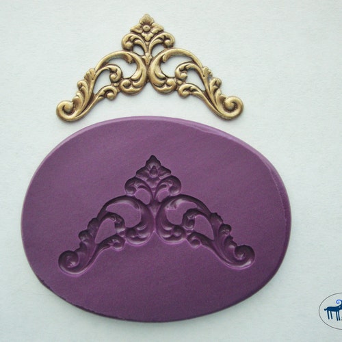 Filigree Corner Mold 2 Vintage Steampunk Mold Silicone - Etsy