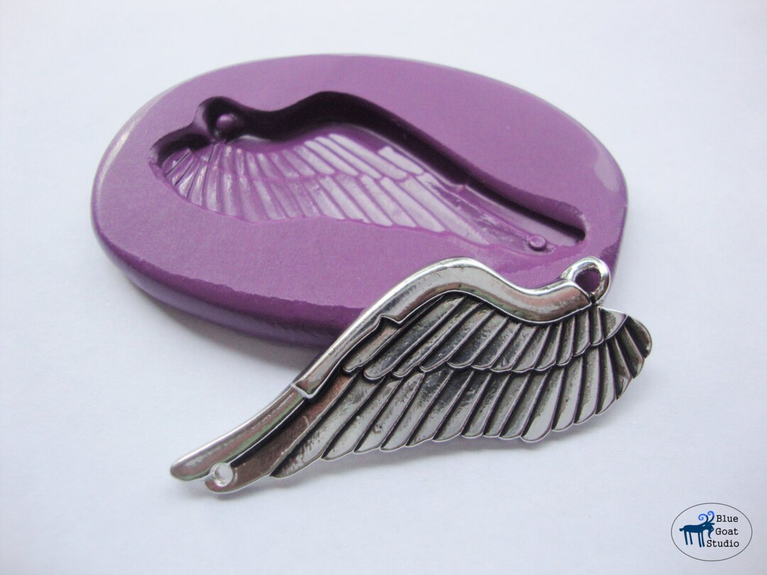 Wing Mold/mould left Angel Wing Bird Wing Silicone Molds Steampunk ...