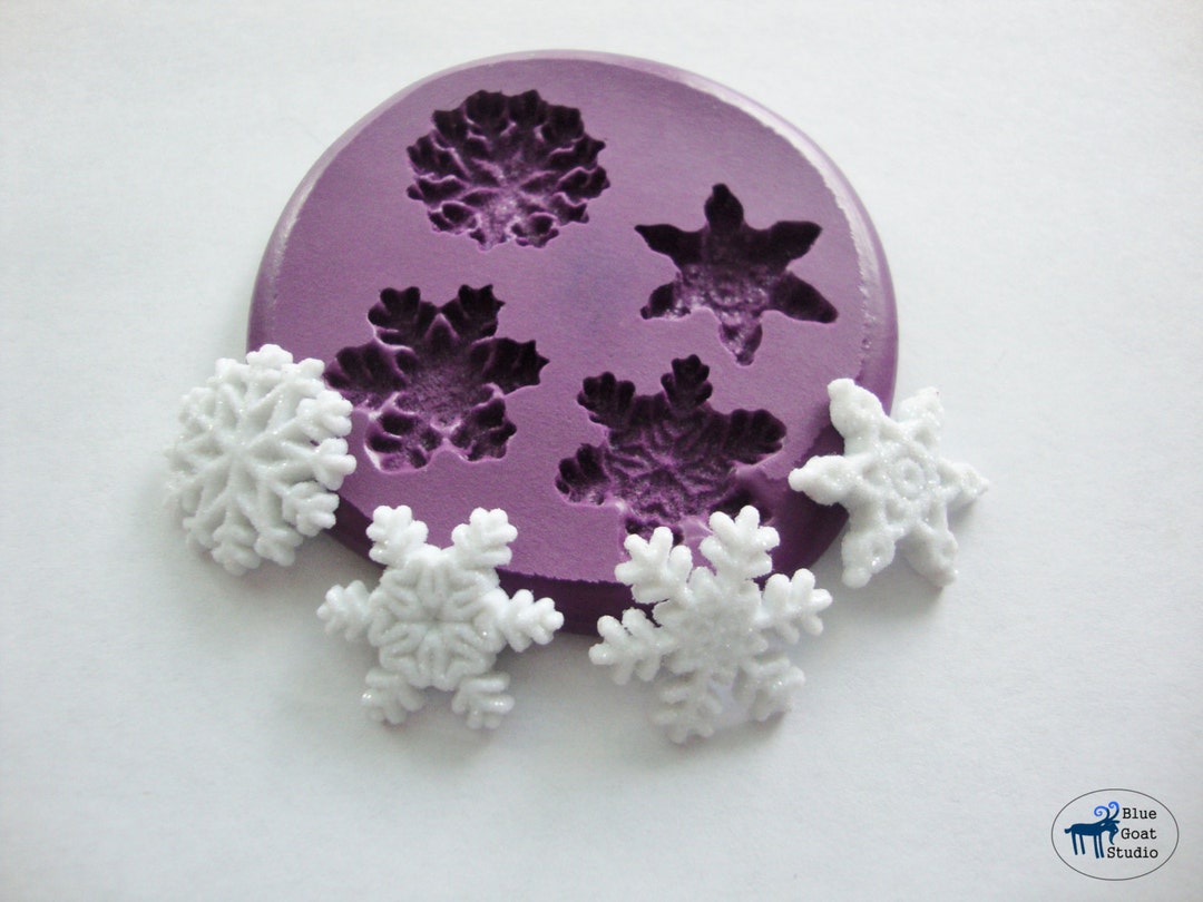 Snowflake Mold Winter Snowflakes Silicone Molds - Etsy