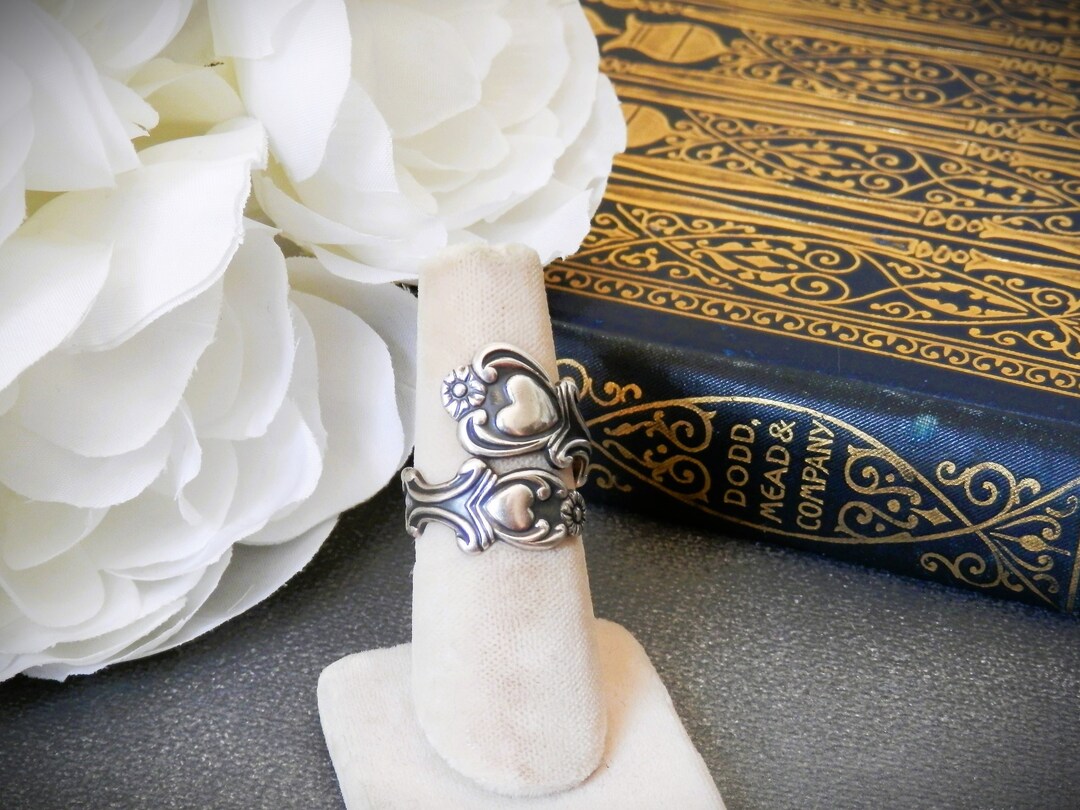 Vintage Avon Heart Wrap Ring - Etsy