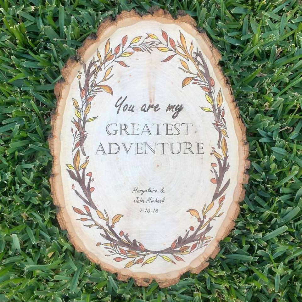 Custom Wood-burned Sign - Etsy