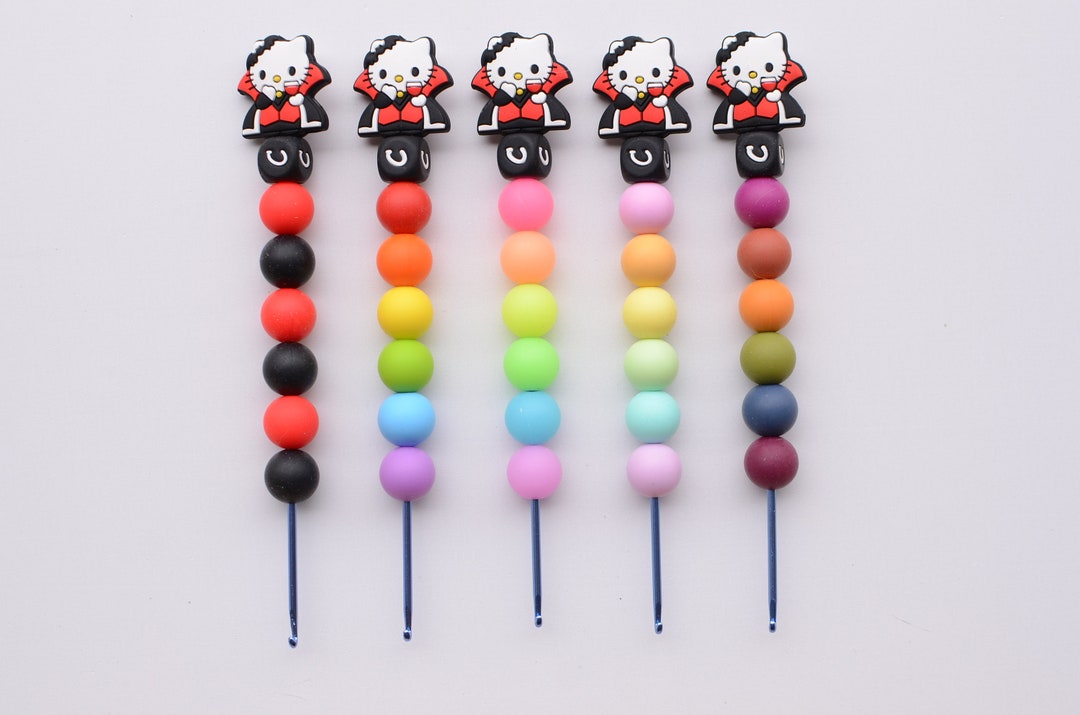 Hi Cat Vampire Crochet Hook / Neon Rainbow Glow in the Dark Crochet ...