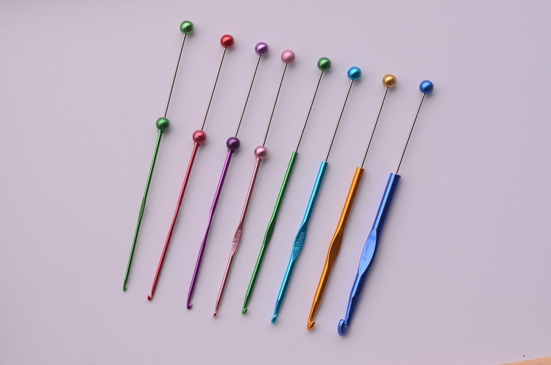 Beadable Crochet Hooks / 2.25mm 2.75mm 3.25mm 3.5mm 4mm 5mm 6mm 9mm ...