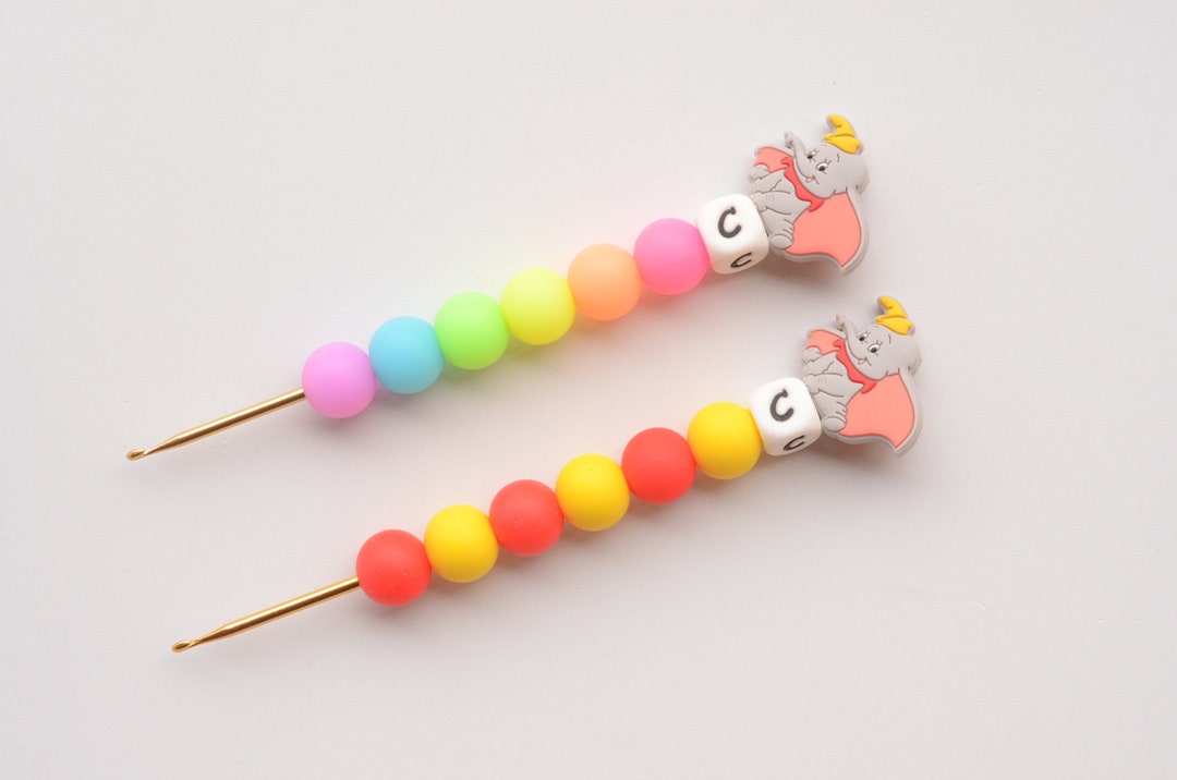 Cartoon Flying Elephant Rainbow Neon Rainbow Glow in the Dark Crochet ...