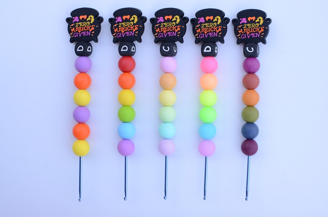 Zero Amucks Given Cauldron Crochet Hook / Halloween Crochet Hook / Neon ...