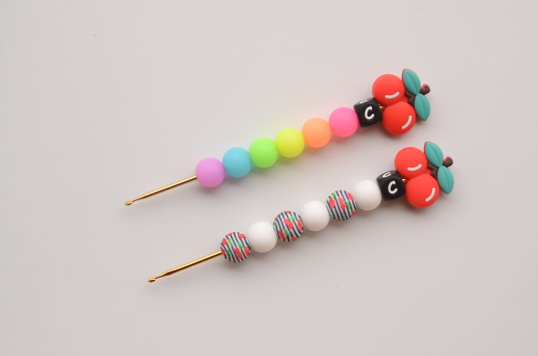 Cherry Cherries Rainbow Neon Rainbow Glow in the Dark Crochet Hook ...
