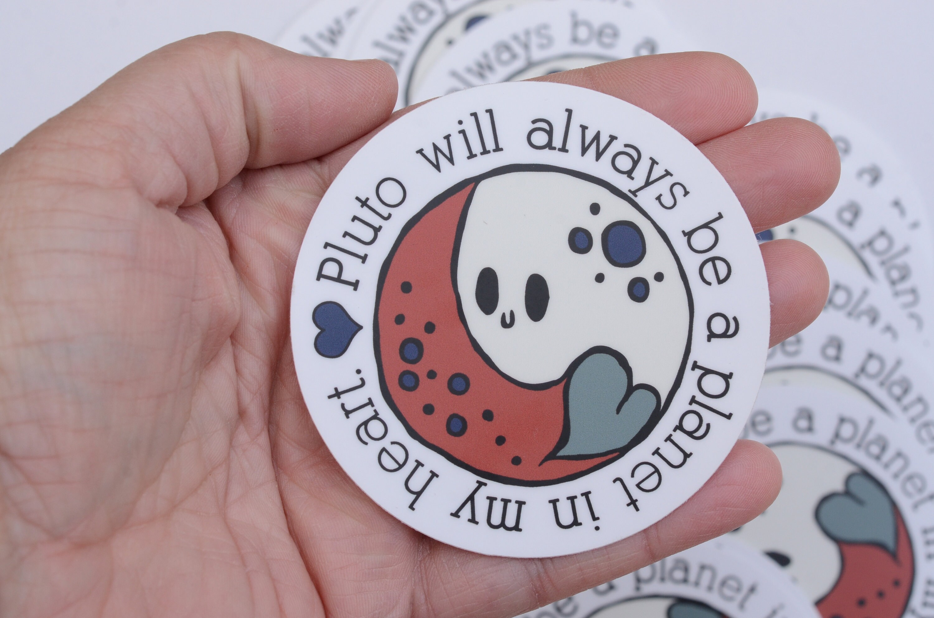 Pluto is a Planet 3 inch Sticker - Etsy.de
