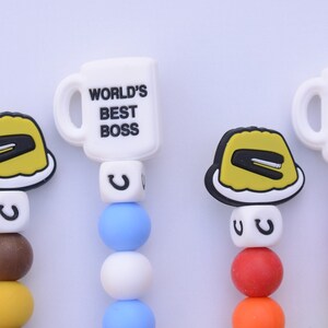 Jello Stapler Worlds Best Boss Crochet Hook / Neon Rainbow Glow in the ...