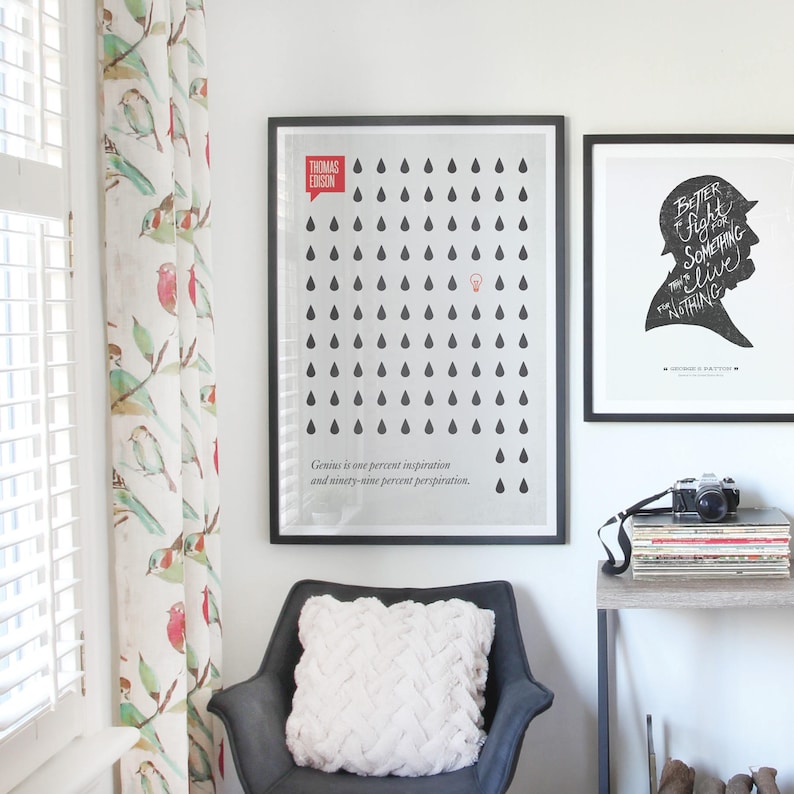 Poster Quote Literary Quote Art Print Minimalist Poster | Etsy