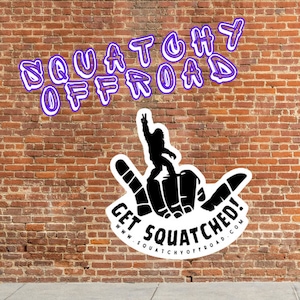 Get Squatched Shaka Decal Bigfoot Sasquatch - Etsy