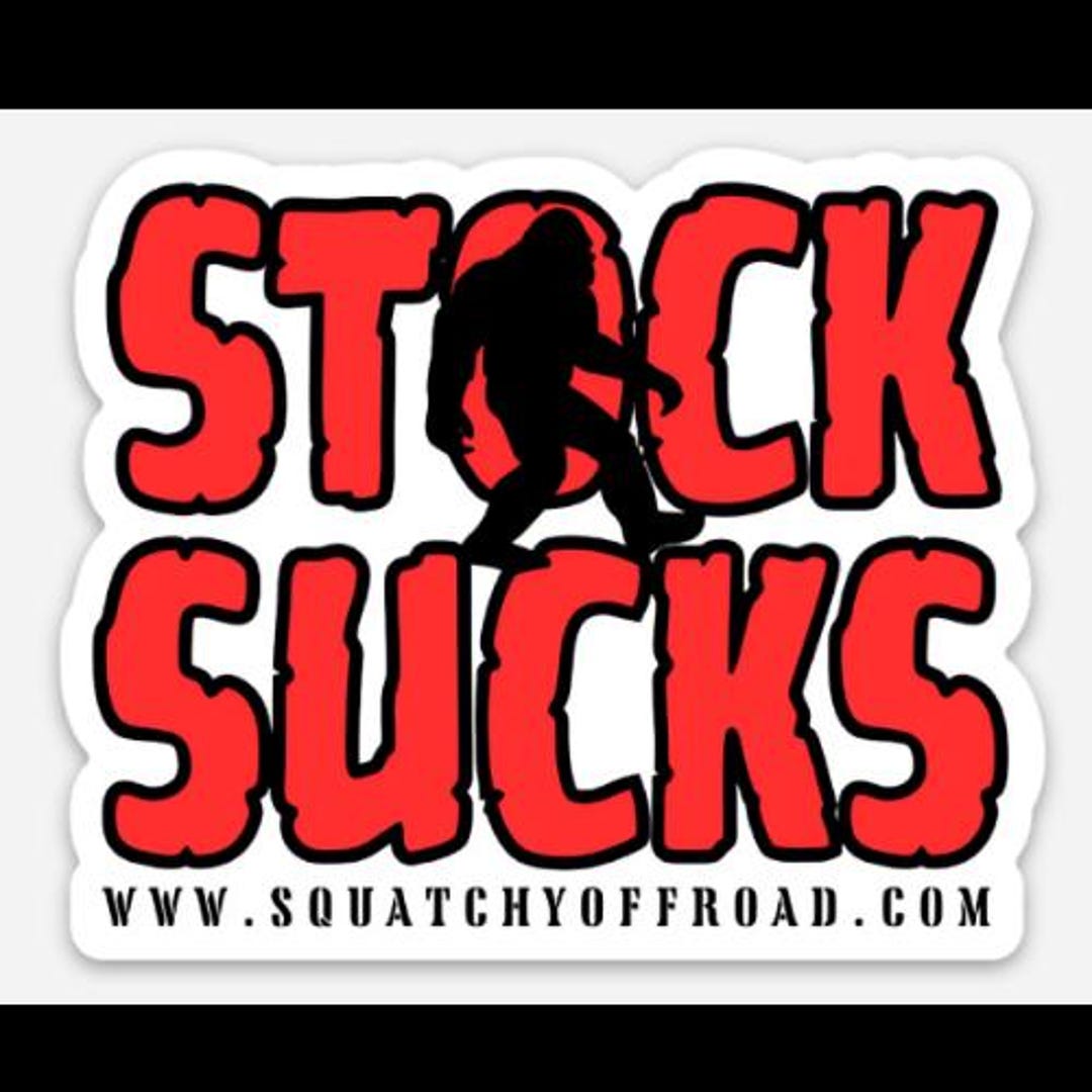 Stock Sucks Squatchy Offroad Decal - Etsy