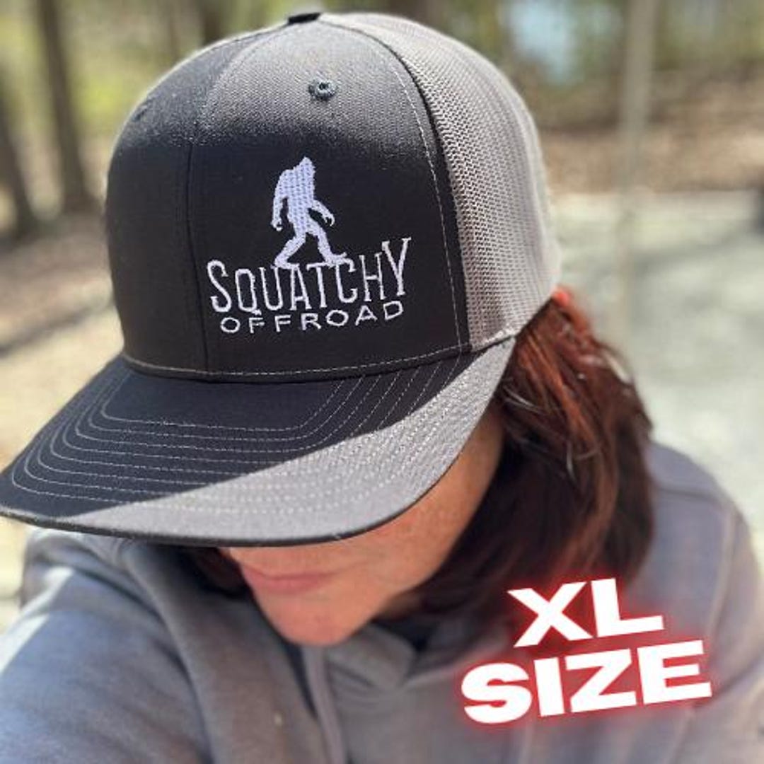 XL - Squatchy Offroad Sasquatch Bigfoot XL Trucker Snapback Hat - Etsy
