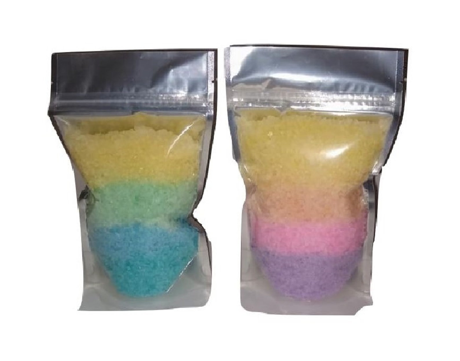 Rainbow Bath Salts 1lb All Natural Sea Salt Blend Choose - Etsy