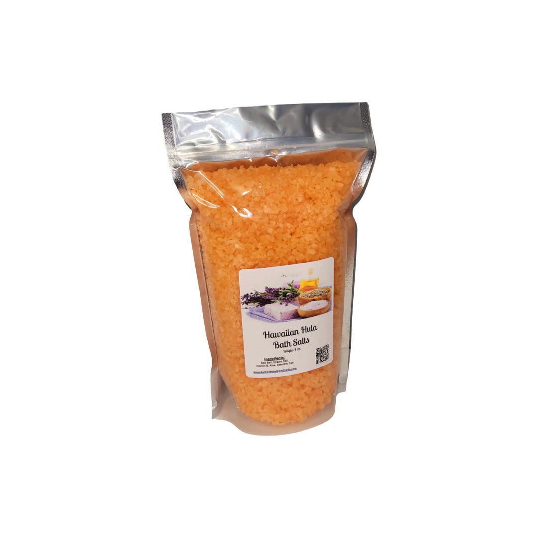 Bath Salts | Hawaiian Hula Scent | 3 Sizes ( 4lbs, 8lbs, 20lbs ) | Free ...