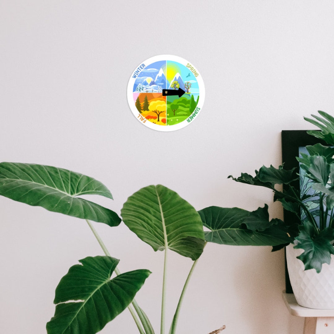 Four Seasons Wheel, Learning Resource, DIY Blank Waldorf Inspired ...