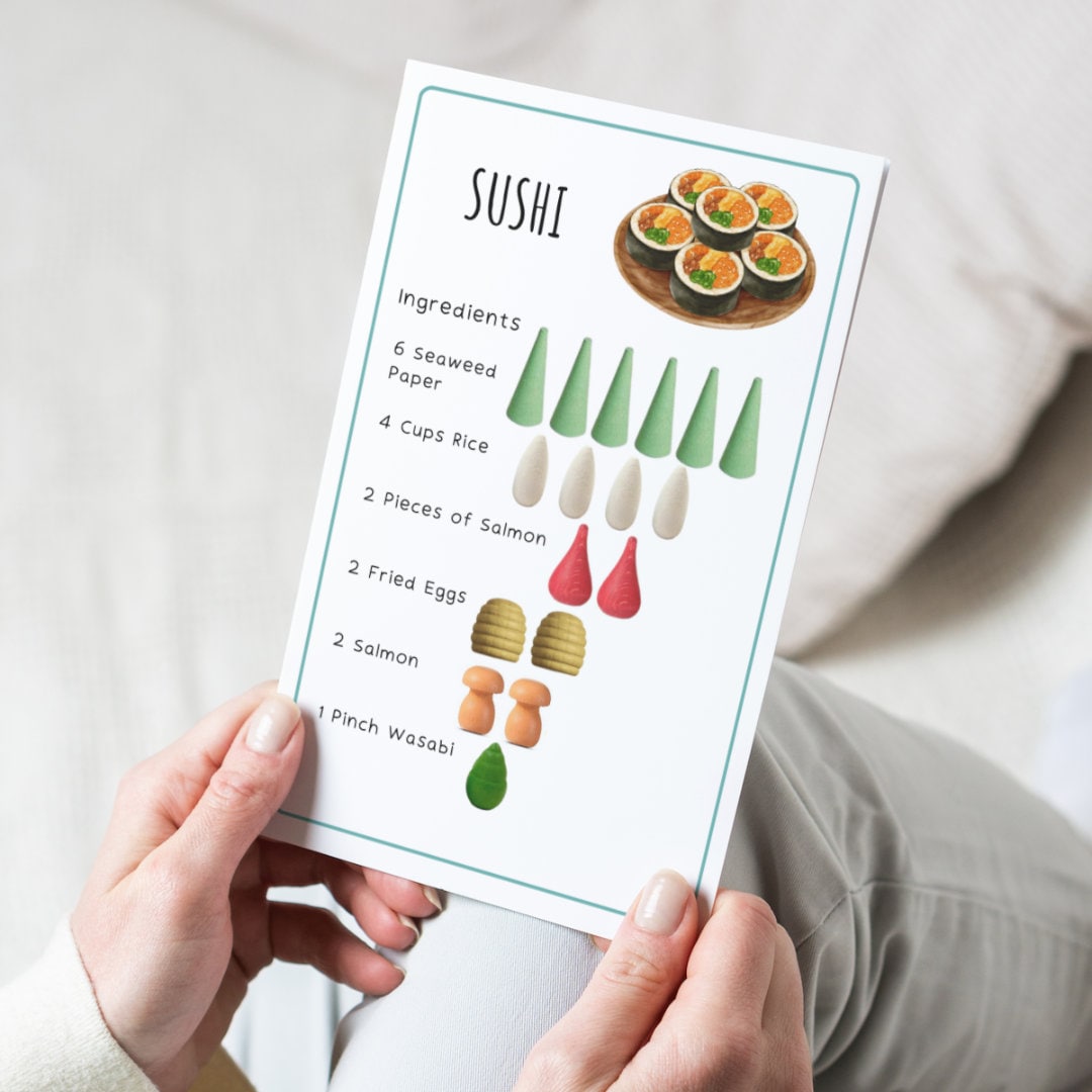 Mandala Loose Parts Recipe Cards,asian Inspired Recipe Pattern Cards ...