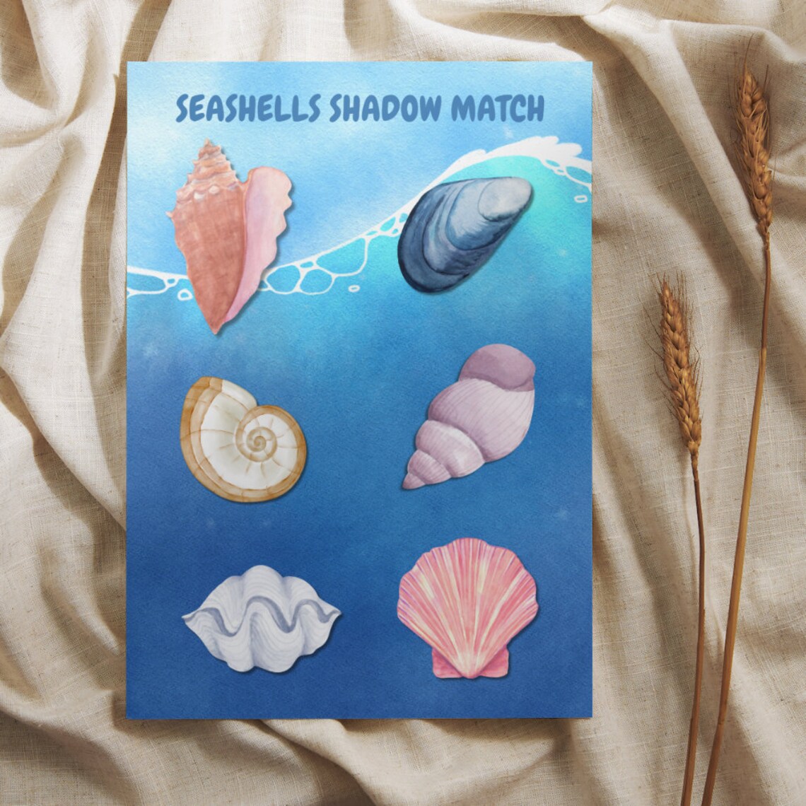 Underwater Busy Binder Sea Theme Toddler Activity Sheets - Etsy