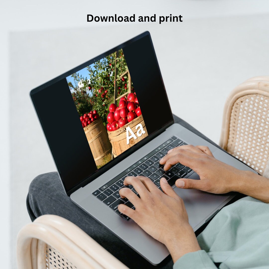 ABC Alphabet Photo Cards, Early Years Resource, Digital Download - Etsy