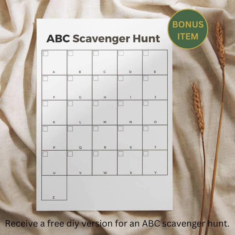 Classroom Scavenger Hunt, 25 School Items, Group Activity, Retro Colors ...