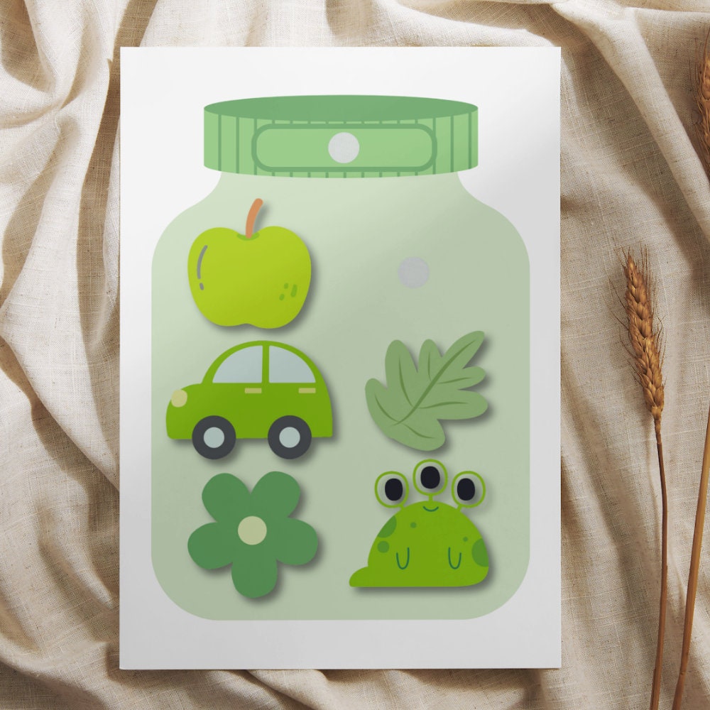 Color Sorting Bundle, Busy Binder Pages, Toddler Activity Worksheets ...