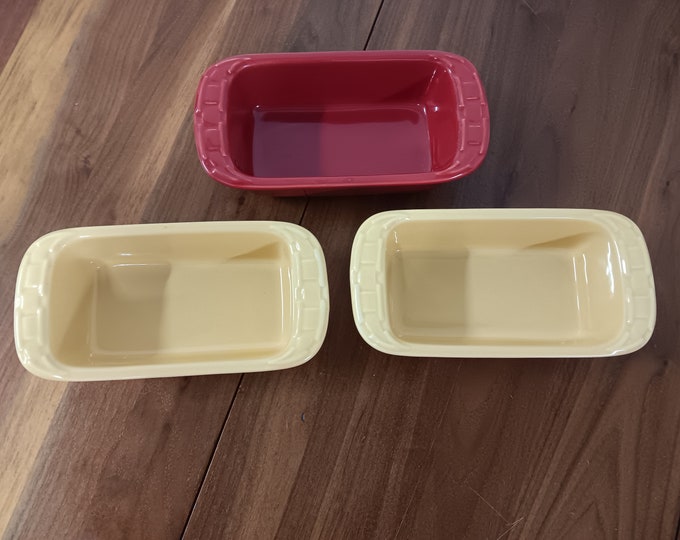 Longaberger Vitrified Pottery Mini Loaf Pan - Etsy