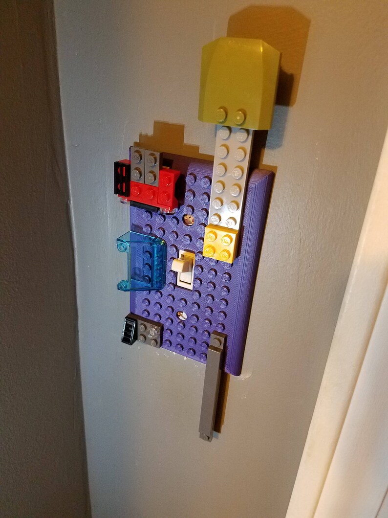 Lego Light Switch Cover Brick Builder Kids Bedroom - Etsy