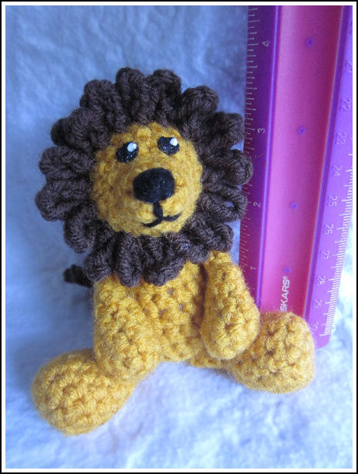 Crochet Pattern - Timmy the Tiny Lion - Etsy