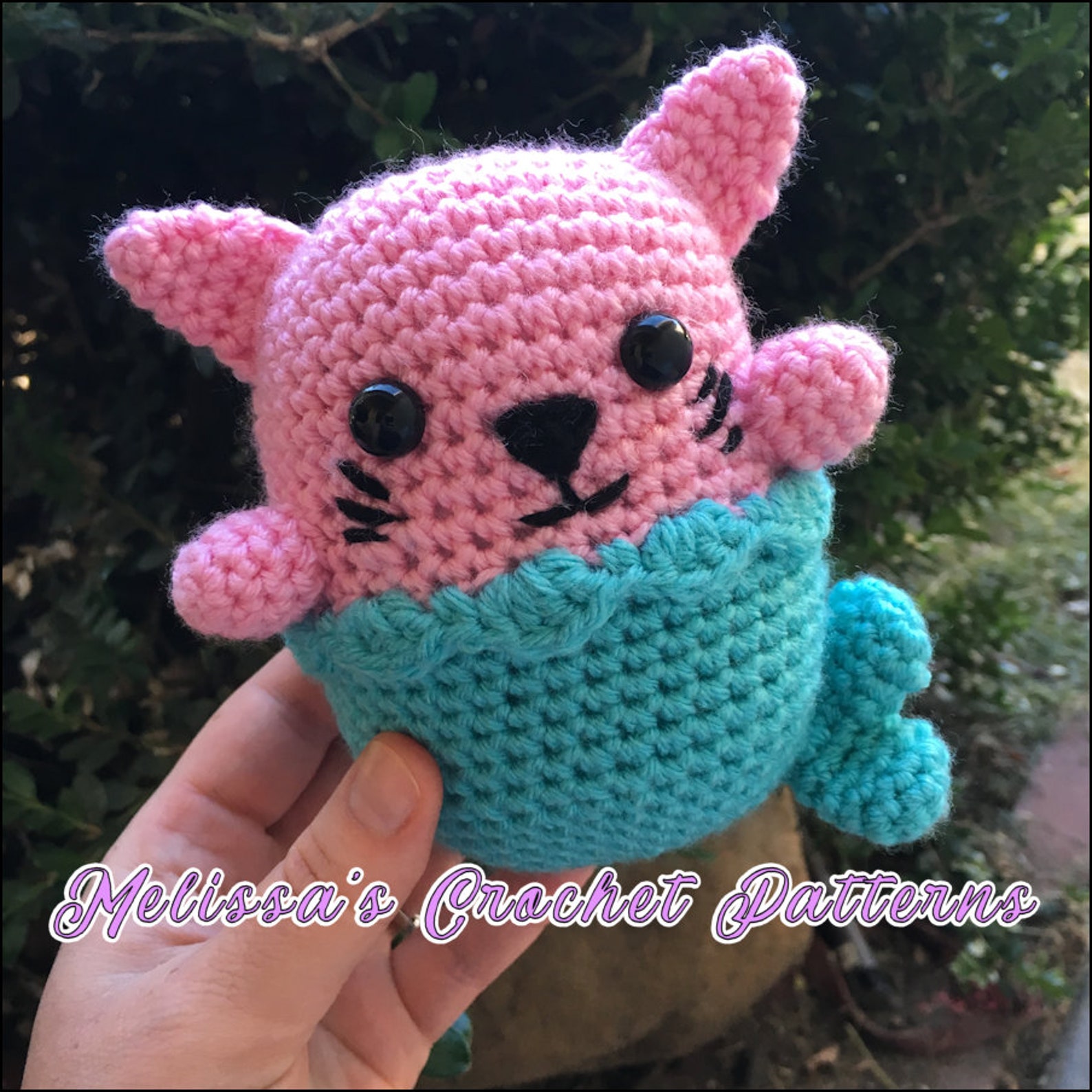 Crochet Pattern Mer-kitty - Etsy