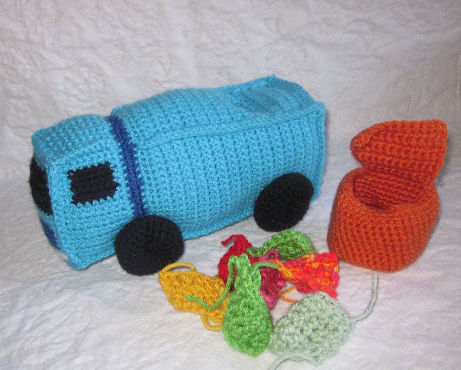 Garbage Truck Crochet Pattern - Etsy