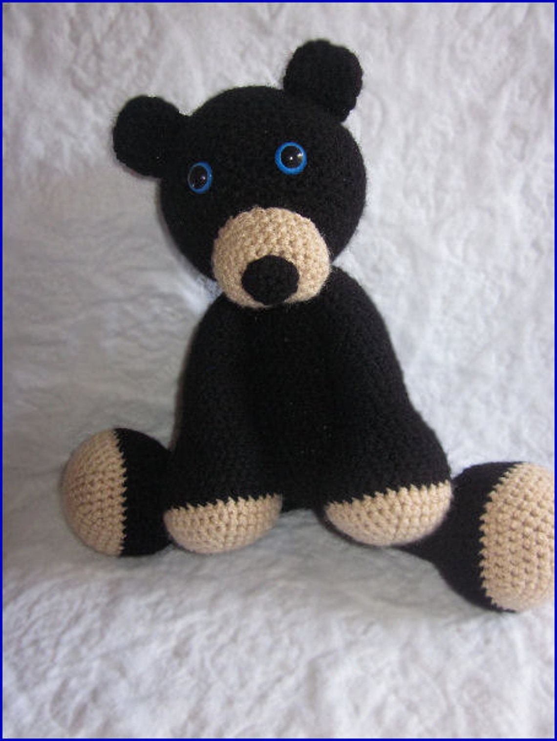 The Adorable Bear Crochet Pattern - Etsy