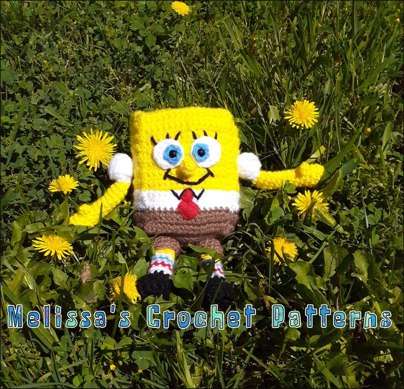 Crochet Pattern Spongebob Squarepants | Etsy