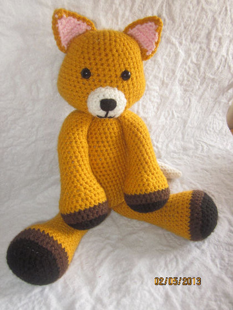 The Adorable Fox Crochet Pattern - Etsy