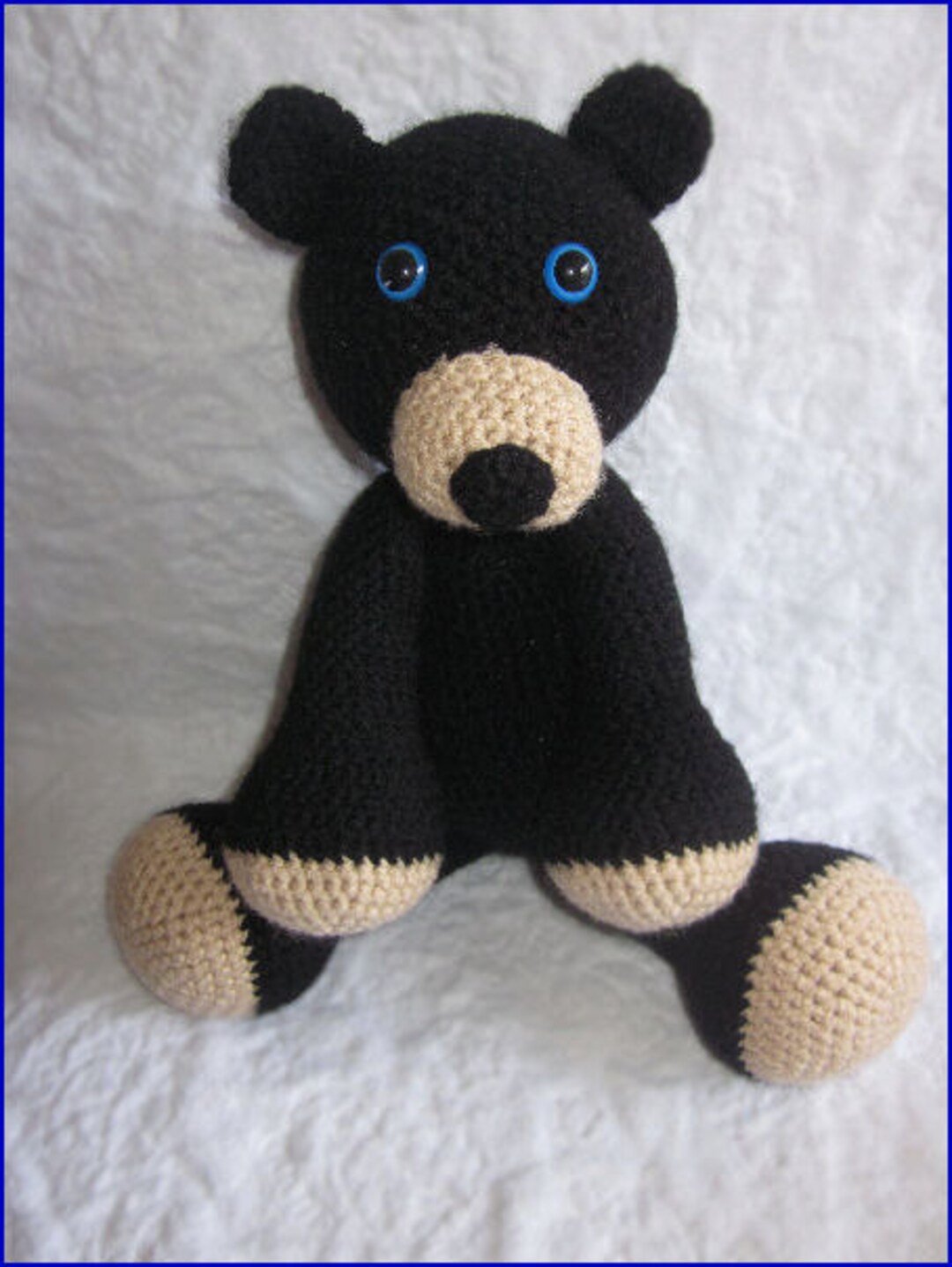 The Adorable Bear Crochet Pattern - Etsy