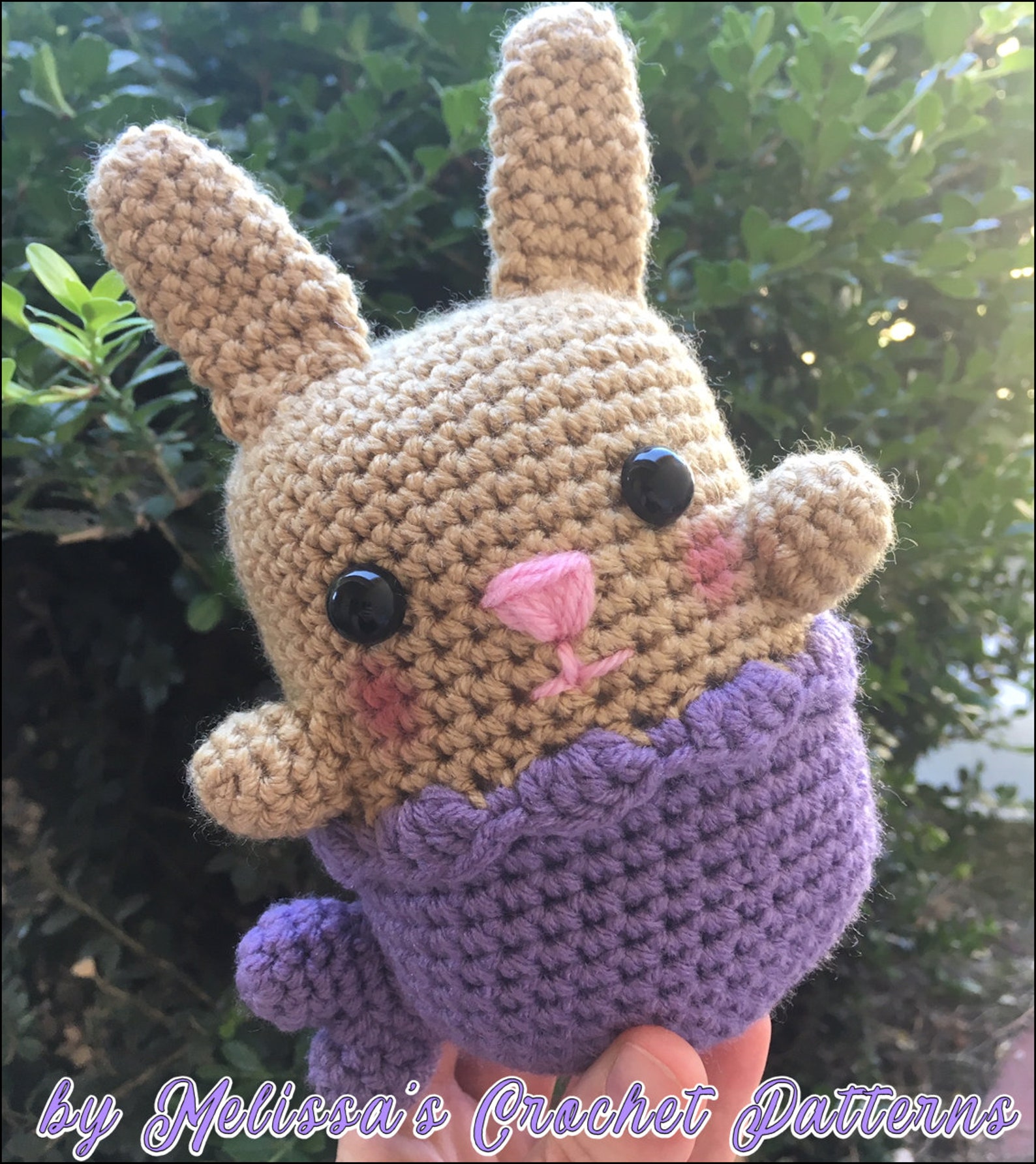 Crochet Pattern Mer-bunny - Etsy